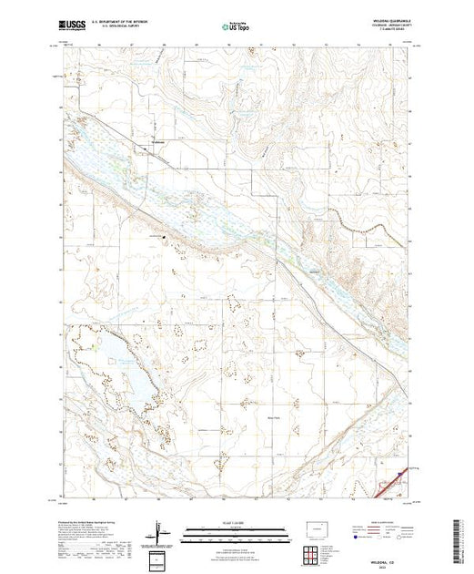 US Topo 7.5-minute map for Weldona CO – American Map Store