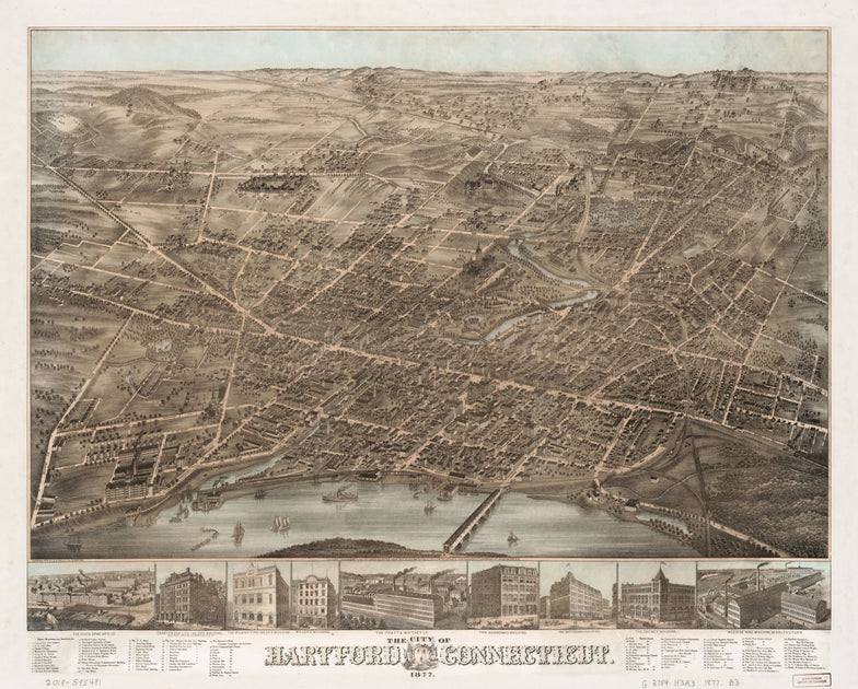 Connecticut Historical Maps – American Map Store