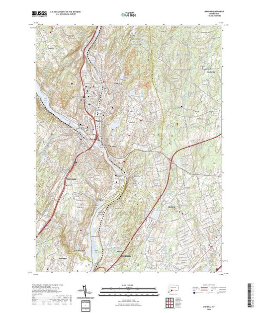 Connecticut USGS Topographic Maps – American Map Store