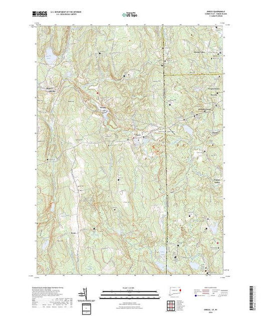 US Topo 7.5-minute map for Oneco CTRI – American Map Store