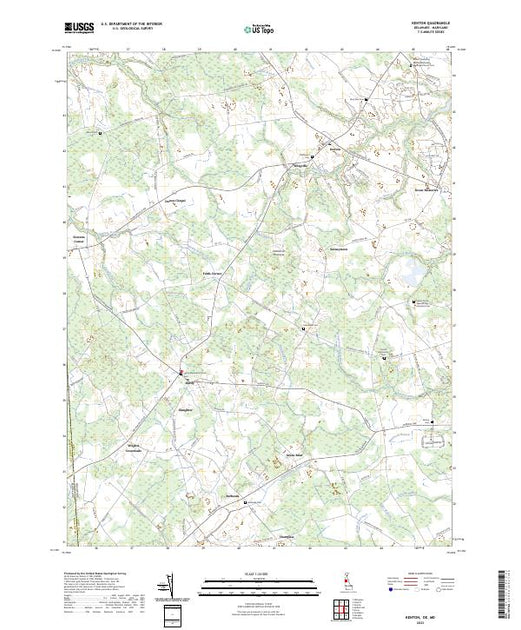 US Topo 7.5-minute map for Kenton DEMD – American Map Store
