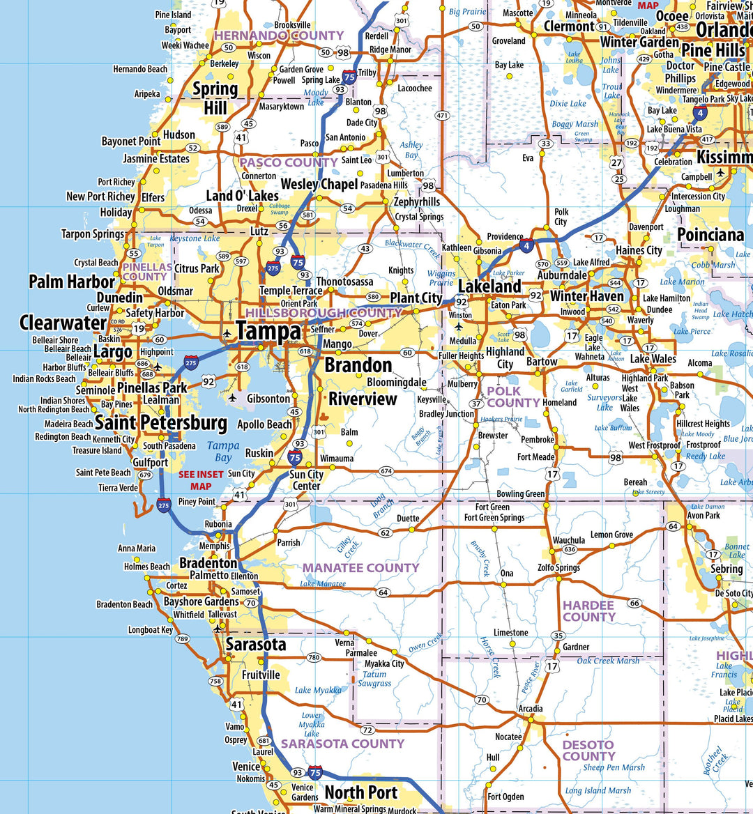 Florida Topographic Map Pdf Free Printable Maps