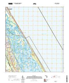 USGS US Topo 7.5-minute map for Ariel FL 2021 – American Map Store