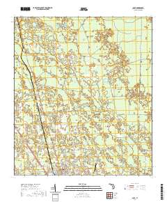 USGS US Topo 7.5-minute map for Boyd FL 2021 – American Map Store