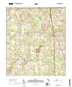 USGS US Topo 7.5-minute map for Campbellton FLAL 2021 – American Map Store