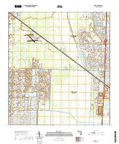 USGS US Topo 7.5-minute map for Delta FL 2021 – American Map Store
