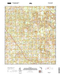 USGS US Topo 7.5-minute map for Fairfield FL 2021 – American Map Store