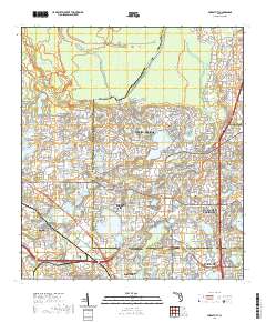 USGS US Topo 7.5-minute map for Forest City FL 2021 – American Map Store