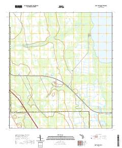 USGS US Topo 7.5-minute map for Fort Drum NE FL 2021 – American Map Store