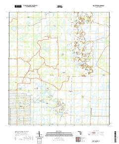 USGS US Topo 7.5-minute map for Fort Drum SW FL 2021 – American Map Store