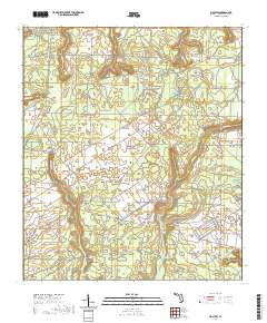 USGS US Topo 7.5-minute map for Holt SW FL 2021 – American Map Store