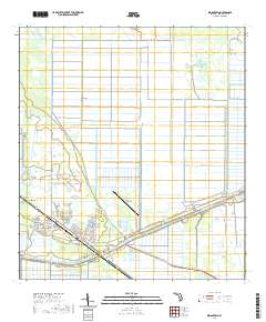 USGS US Topo 7.5-minute map for Indiantown FL 2021 – American Map Store