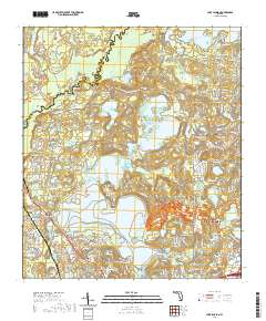 USGS US Topo 7.5-minute map for Lake Jackson FL 2021 – American Map Store