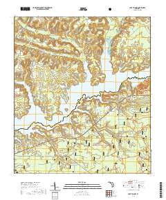 USGS US Topo 7.5-minute map for Lake Talquin FL 2021 – American Map Store