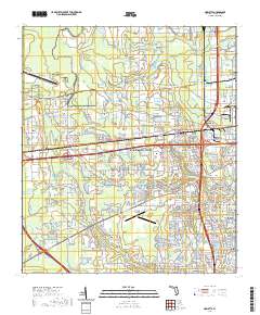 USGS US Topo 7.5-minute map for Marietta FL 2021 – American Map Store
