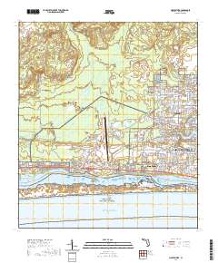USGS US Topo 7.5-minute map for Mary Esther FL 2021 – American Map Store