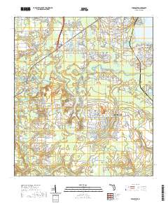 USGS US Topo 7.5-minute map for Middleburg FL 2021 – American Map Store