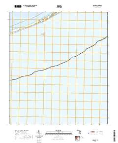 USGS US Topo 7.5-minute map for New Inlet FL 2021 – American Map Store
