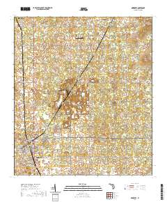 USGS US Topo 7.5-minute map for Newberry FL 2021 – American Map Store