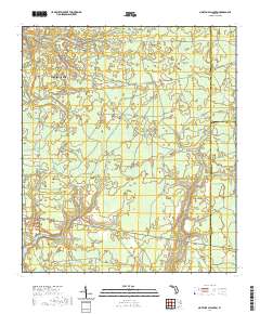 USGS US Topo 7.5-minute map for North of Allanton FL 2021 – American ...