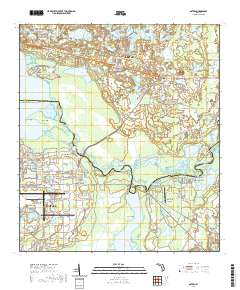 USGS US Topo 7.5-minute map for Osteen FL 2021 – American Map Store
