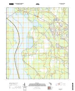 USGS US Topo 7.5-minute map for Picolata FL 2021 – American Map Store