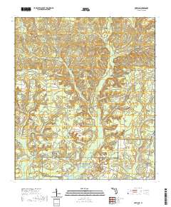 USGS US Topo 7.5-minute map for Portland FL 2021 – American Map Store