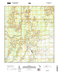 USGS US Topo 7.5-minute map for Rock Ridge FL 2021 – American Map Store