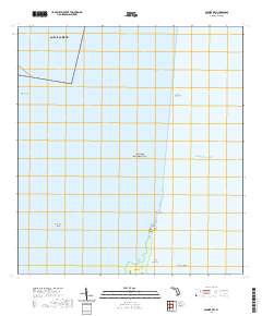 USGS US Topo 7.5-minute map for Soldier Key FL 2021 – American Map Store