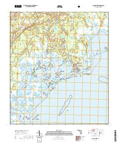 USGS US Topo 7.5-minute map for Spring Creek FL 2021 – American Map Store
