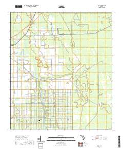 USGS US Topo 7.5-minute map for Spuds FL 2021 – American Map Store