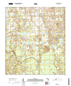 USGS US Topo 7.5-minute map for Webster FL 2021 – American Map Store