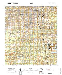 USGS US Topo 7.5-minute map for Zephyrhills FL 2021 – American Map Store