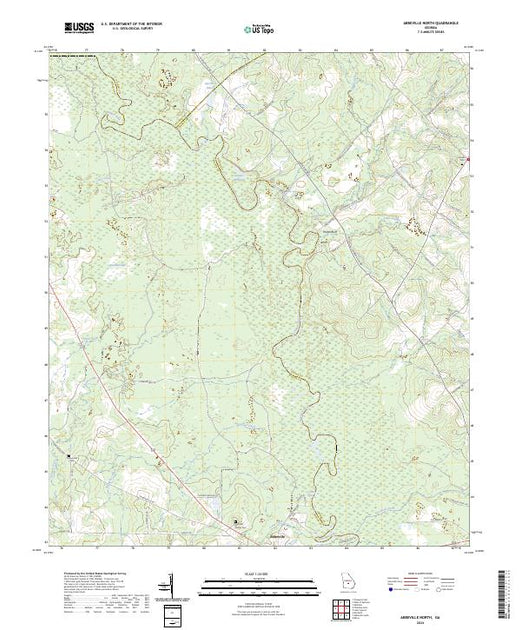 Georgia USGS Topographic Maps – American Map Store