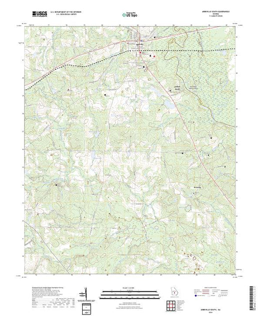 Georgia USGS Topographic Maps – American Map Store