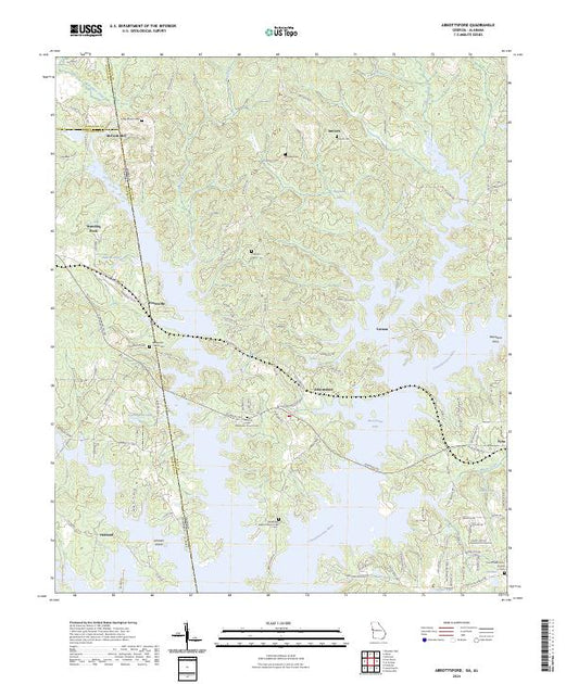 Georgia USGS Topographic Maps – American Map Store