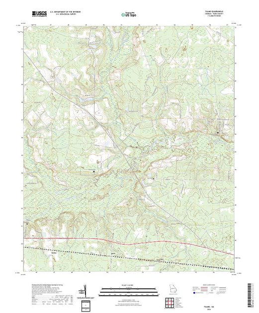 US Topo 7.5-minute map for Talmo GA – American Map Store