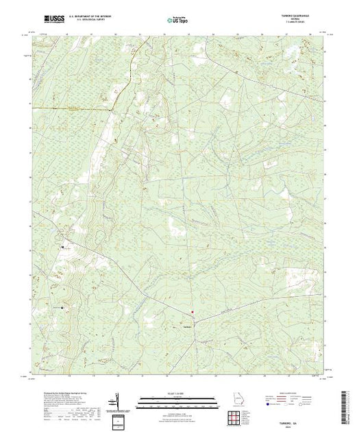 US Topo 7.5-minute map for Tarboro GA – American Map Store