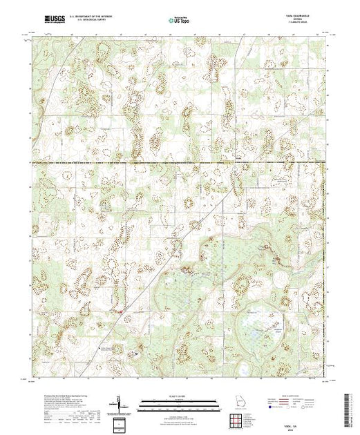US Topo 7.5-minute map for Vada GA – American Map Store
