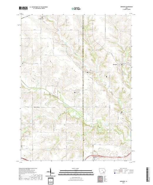 Iowa USGS Topographic Maps – American Map Store
