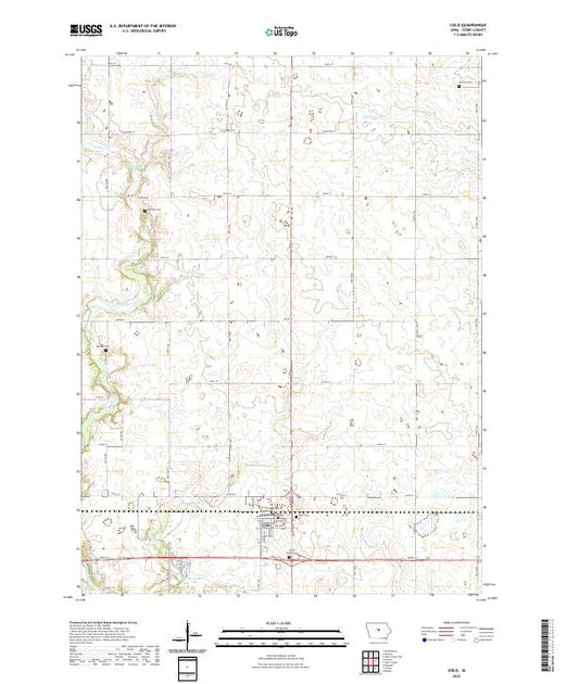 US Topo 7.5-minute map for Colo IA – American Map Store