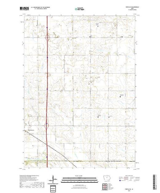 US Topo 7.5-minute map for Fertile SE IA – American Map Store