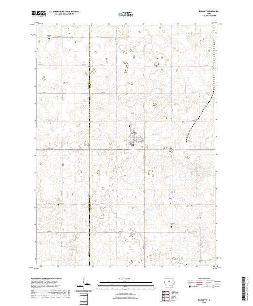 US Topo 7.5-minute map for Radcliffe IA – American Map Store