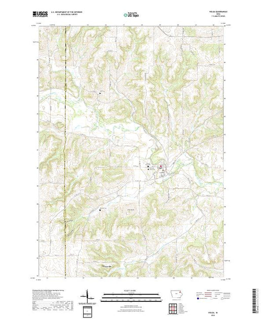 US Topo 7.5-minute map for Volga IA – American Map Store