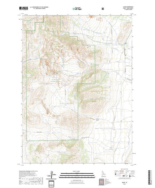 US Topo 7.5-minute map for Almo ID – American Map Store