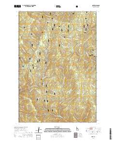USGS US Topo 7.5-minute map for Dixie ID 2020 – American Map Store
