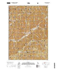USGS US Topo 7.5-minute map for Grimes Pass ID 2020 – American Map Store