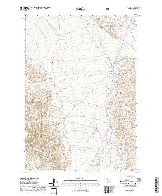 US Topo 7.5-minute map for Spring Hill ID – American Map Store