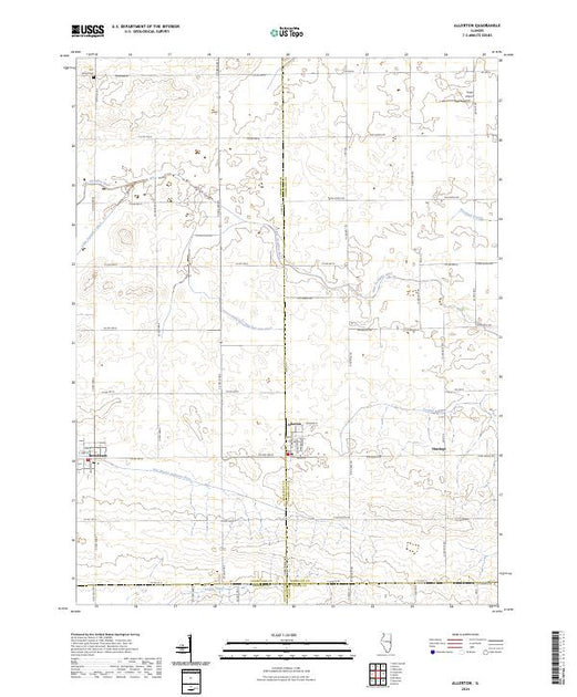 US Topo 7.5-minute map for Allerton IL – American Map Store