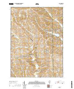 USGS US Topo 7.5-minute map for Davis IL 2021 – American Map Store